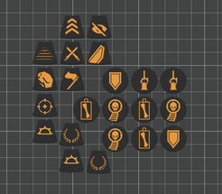 3mm Faction Token Set, Compatible with Kill Team 2024 (3rd Edition ...