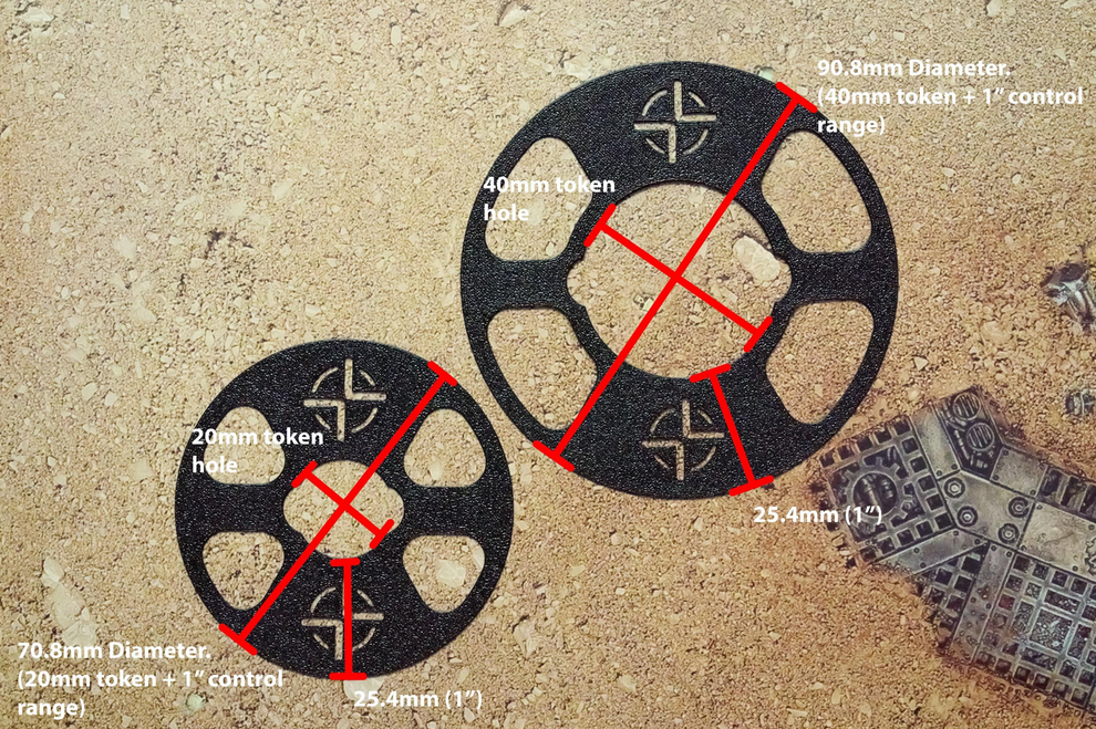 Objective Markers and Equipment Markers, Compatible with Kill Team 202 ...